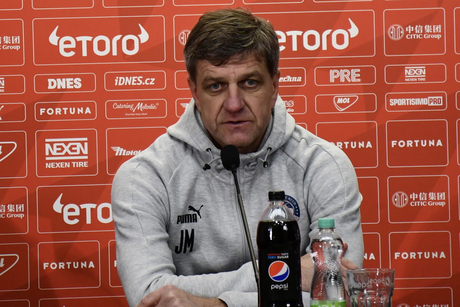 Josef Mucha po zápase se Slavií Praha - 1.FC Slovácko