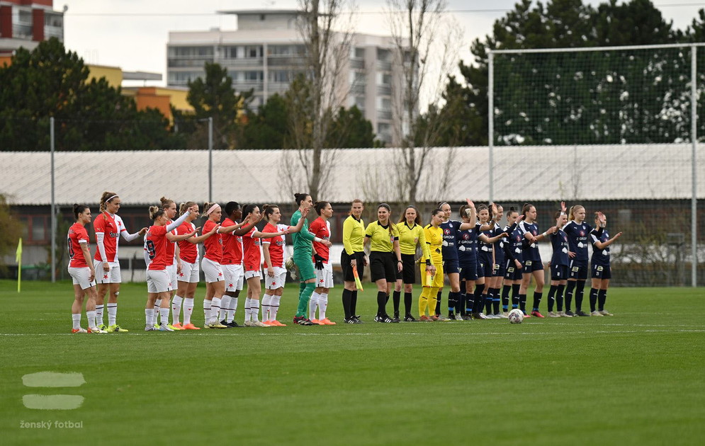SK Slavia Praha - 1.FC Slovácko 3:0 / 1. liga žen 2022-23 / 1. kolo ...